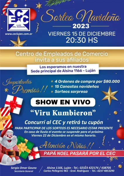 Todo listo para otro Sorteo Navideño | El diario